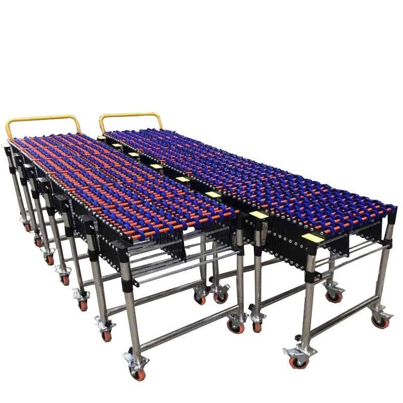 Customizable Gravity Flexible Abs Plastic Roller Conveyor Customized Size 