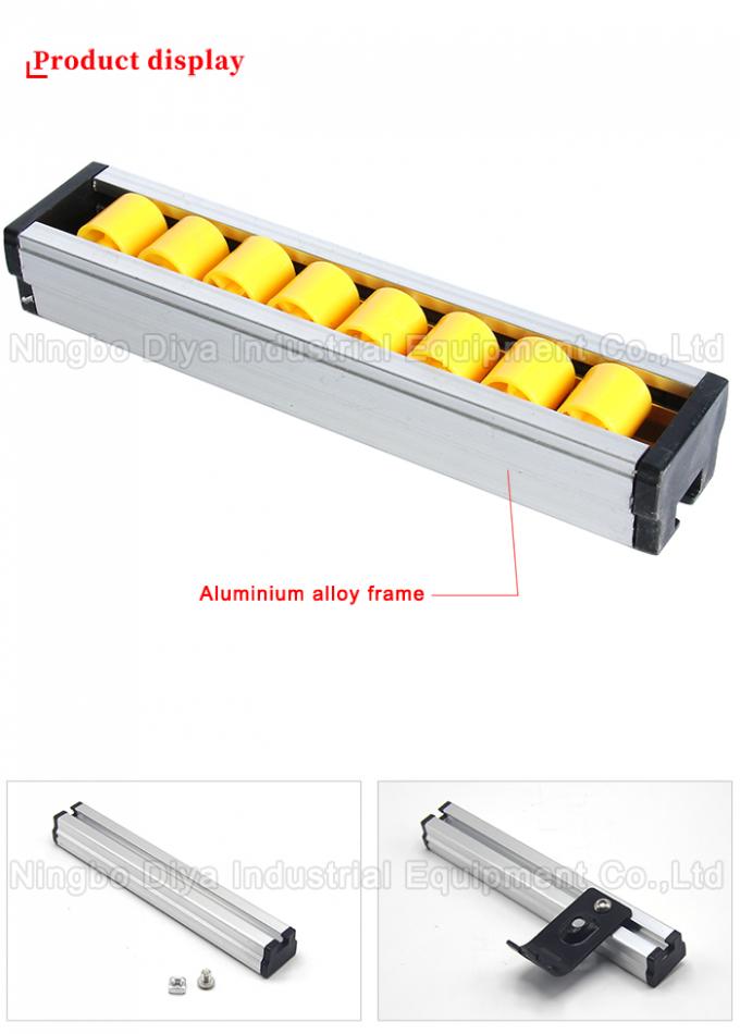 Mini Size Plastic Roller Track , Aluminium Alloy Roller Track Conveyor ...