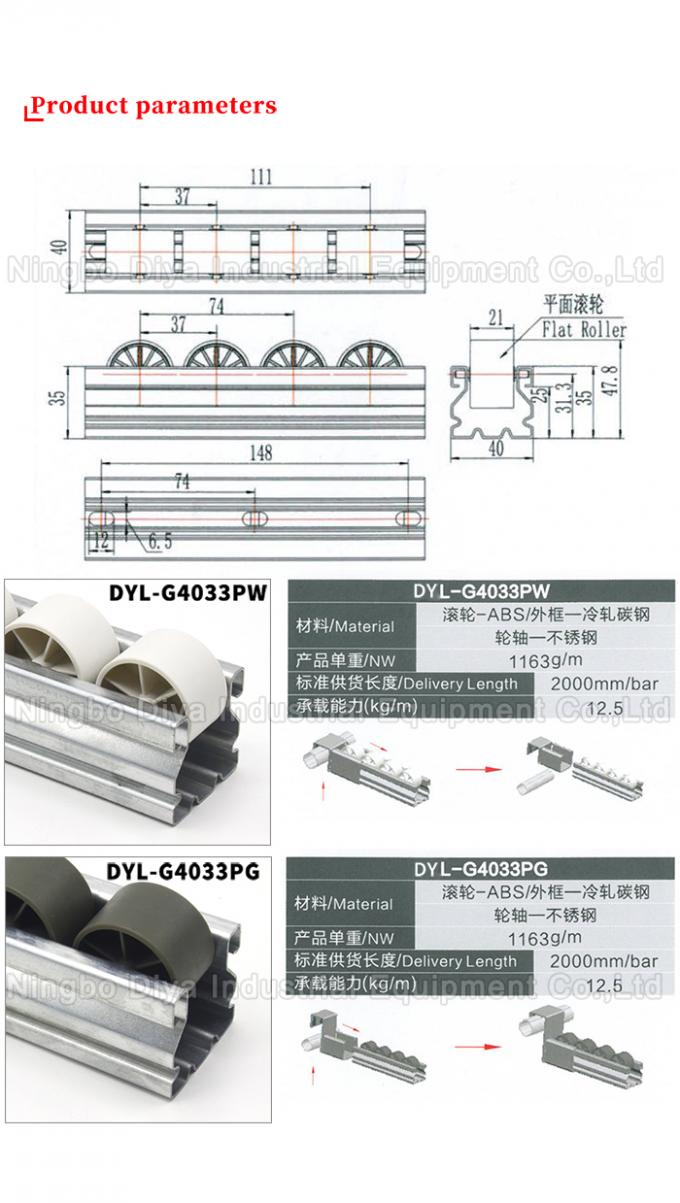 Industrial Plastic Roller Track