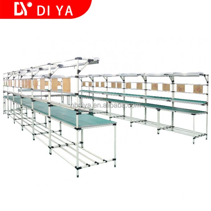 Assembly Coated Lean Pipe Aluminium Profile Workbench For Workshop