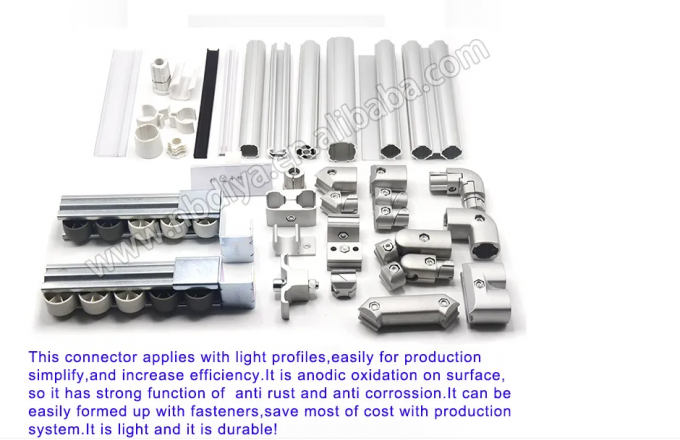 Sandblasting Aluminum Pipe T Connector Anti Corrosion ADC12 DYJ28-A17