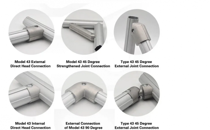 DYJ28-B15 Sandblasting Metal Pipe Connectors / Aluminium Alloy ADC12 ...