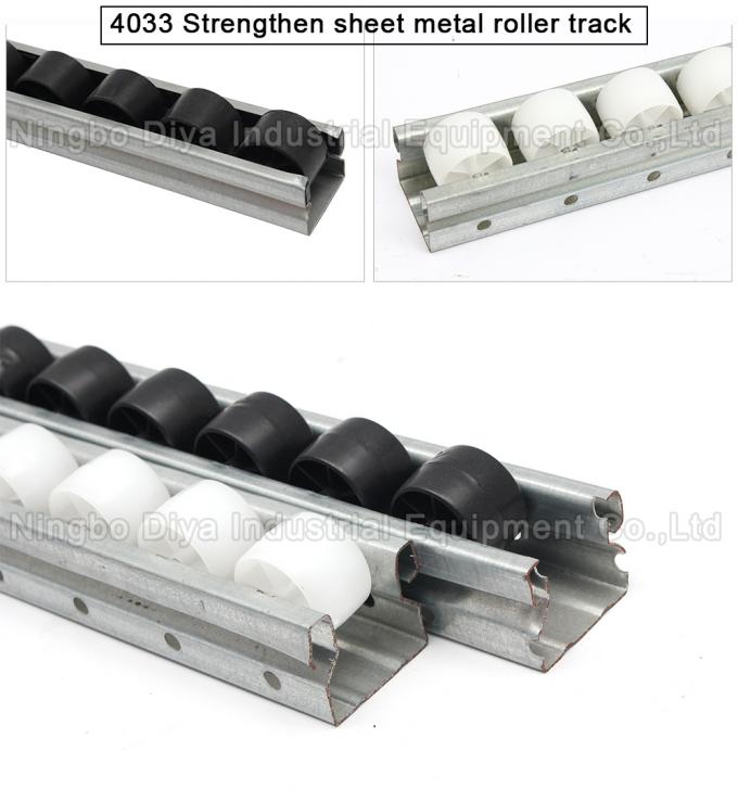 DY-4033 Aluminum Bracket Roller Track With Wheel / Qualified Sheet ...