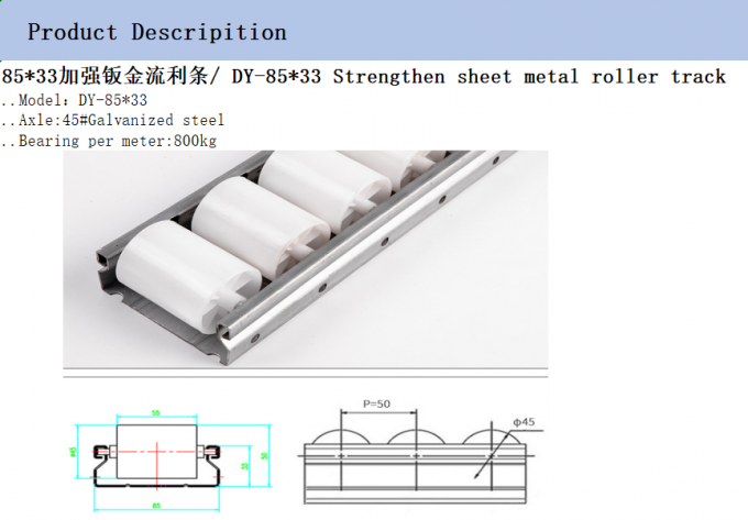 ABS Plastic Roller Track