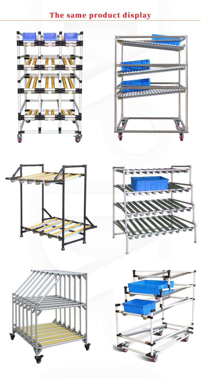 Plastic Coated Lean Pipe Joint Rack Customization For Industrial
