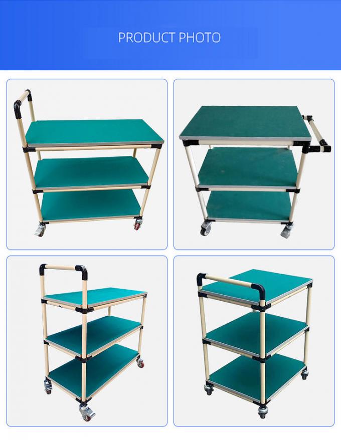 ESD Anti Static Material Handling Trolley For Industry Workshop Factory ...