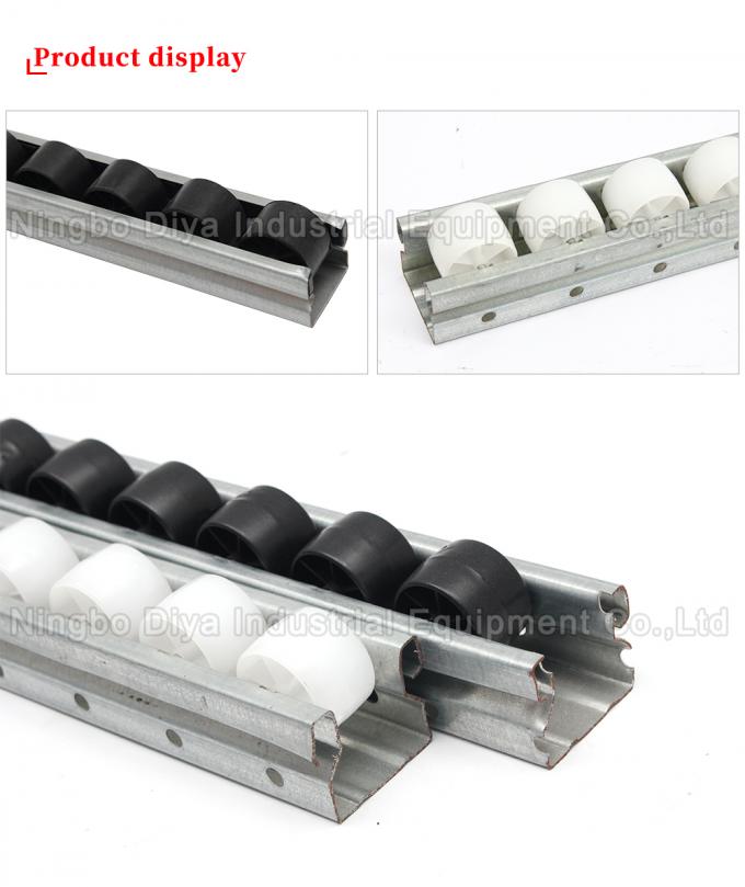 DY-4033 Aluminum Alloy Fluent Strip Edge Wheel Slide Rail Customized Length