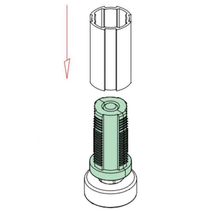 DYP28-10 Lean Tube Accessories Aluminum Frame Support PP Foot Connector ...