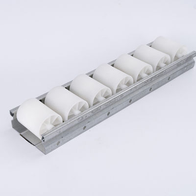Industrial Flow Rail ABS Plastic Wheels Roller Track For Warehouse Shelf