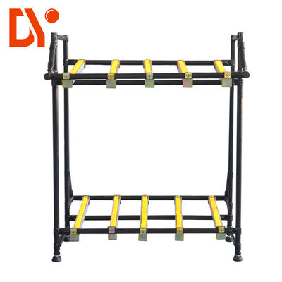 FIFO Lean Pipe Racking System Anti Rust Colorful Pipe ISO9001 Certification