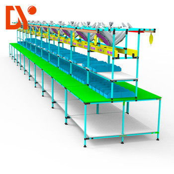 Flexible Lean Pipe ESD Table Workbench For Industrial Assembly Line