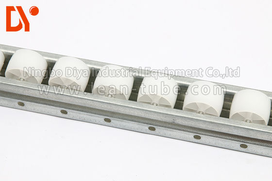 Industrial Flow Rail ABS Plastic Wheels Roller Track For Warehouse Shelf