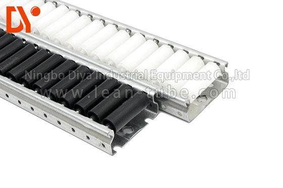 Industrial Flow Rail ABS Plastic Wheels Roller Track For Warehouse Shelf