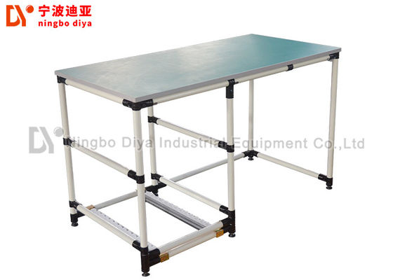 Flexible Lean Pipe ESD Table Workbench For Industrial Assembly Line