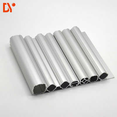 DY28-02A Aluminum Lean Pipe T-Slot Frame Tube For Pipe Rack System