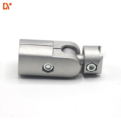 Aluminum Lean Tube Connector For Connecting 28mm Tube Oxidation Blasting