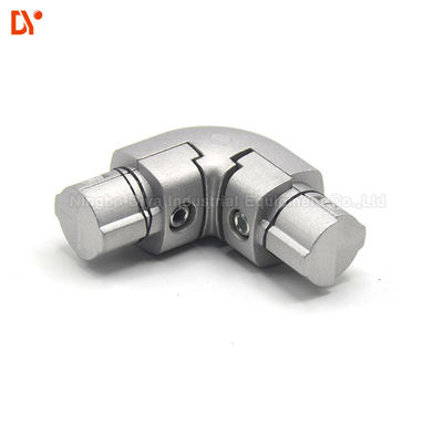 Sand Blasting Lean Aluminum Pipe Connector For Assembly Pipe Rack System
