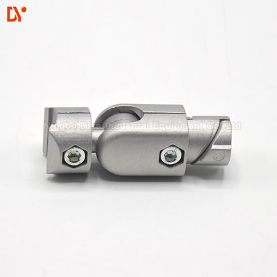 Sand Blasting Lean Aluminum Pipe Connector For Assembly Pipe Rack System