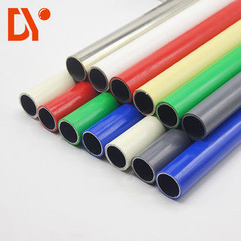 ESD Black Anti Static Tubing , Plastic Coated Pipe Upright Frame Structure