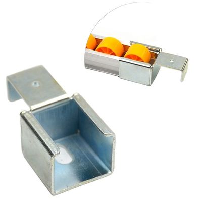 Rack System Sliding Track Hardware / Roller Track Sheet Metal Connectors