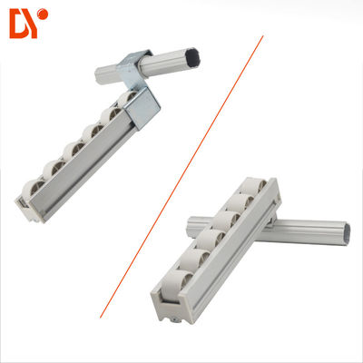 Aluminum Alloy Frame Roller Track System With Plastic Roller Wheel