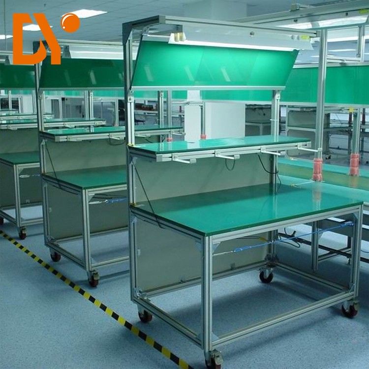 Connected Esd Safe Workstation Aluminium Profile For Assembly Table