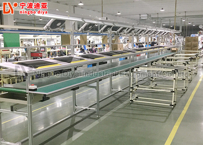 Automated Assembly Lean Production Line Adjusted Length With Conveyor Belt