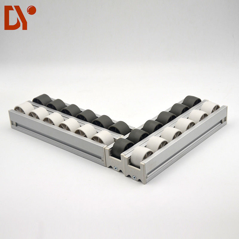 40*33 Aluminium Alloy Flow Rail PP Plastic Roller Track Durable For ...