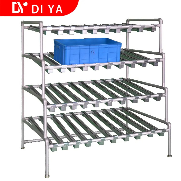 DY-8533 ABS Plastic Roller Track Placon Conveyor Table For Automatic ...