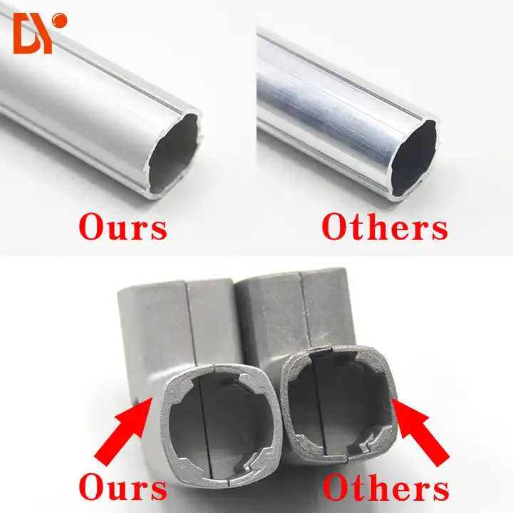 Aluminum Lean Pipe Profile Karakuri pipe rack Strong Structure Pipe For ...