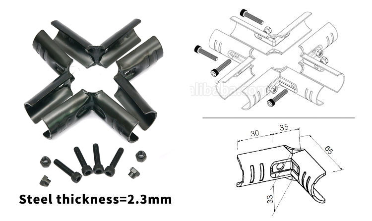 HJ-5 Lean Pipe Fitting Transformation Logistics Elbow Shelf Lean Pipe ...