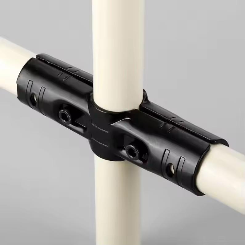 Lean Tube Fitting Connector For Cruciform Structure Of 28mm Pipe Rack ...