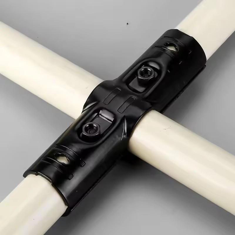 Lean Tube Fitting Connector For Cruciform Structure Of 28mm Pipe Rack ...
