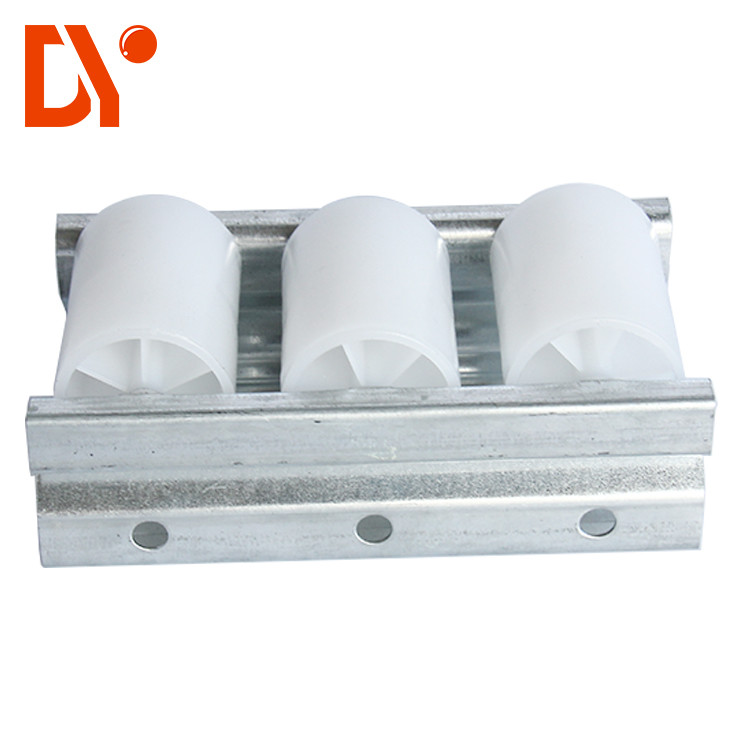White Color Plastic Roller Track Cold Pressing / Rolling Rust Proof ...