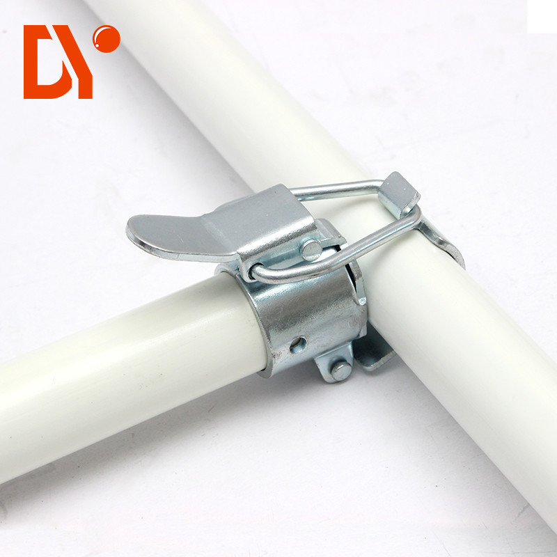 Bright Coated Chrome Lean Tube Connector Corrosion Resistance Robust Design