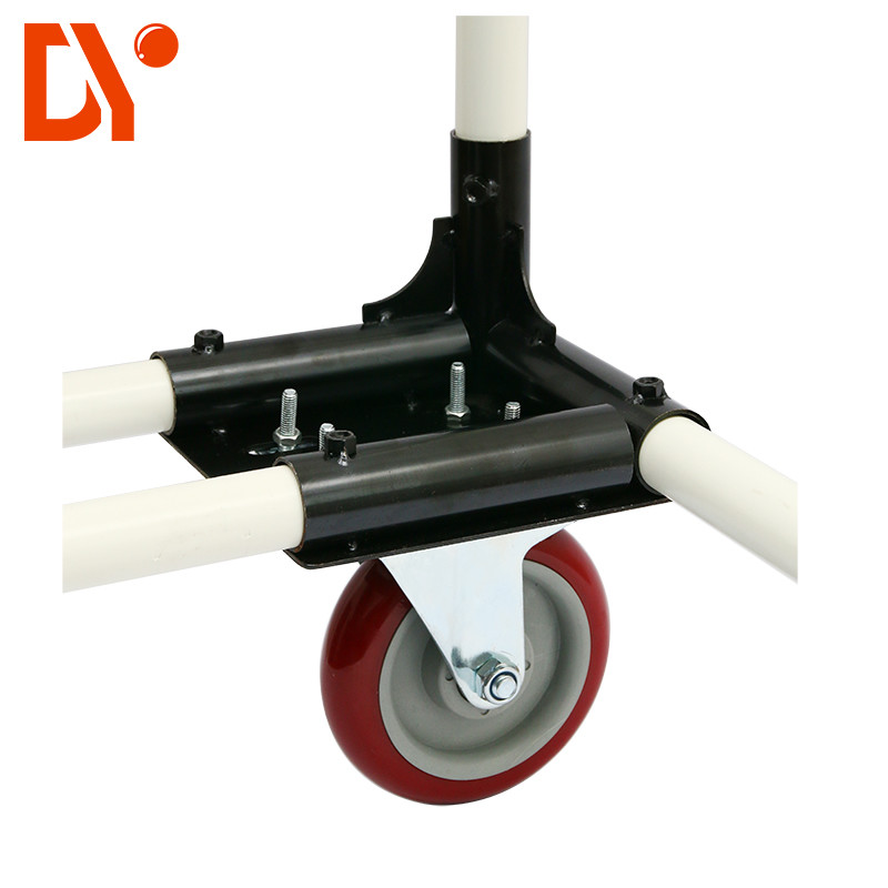 Moving Equipment Caster Base Anti - Rust Black Color Steel Plate Extrusion