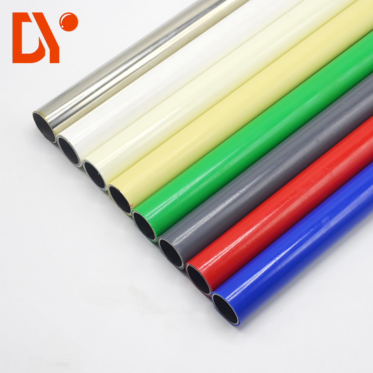 Anti Corrosion Plastic Coated Steel Tube Large Loading Capacity Easy ...