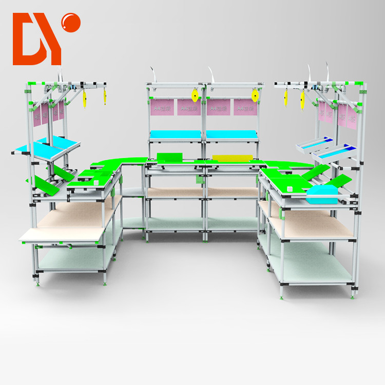 Adjusted Speed Flexible Assembly Lines , Automated Production Line Anti ...