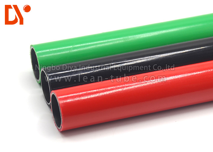 Thick Wall Plastic Coated Steel Tube Large Loading Capacity For Decoration