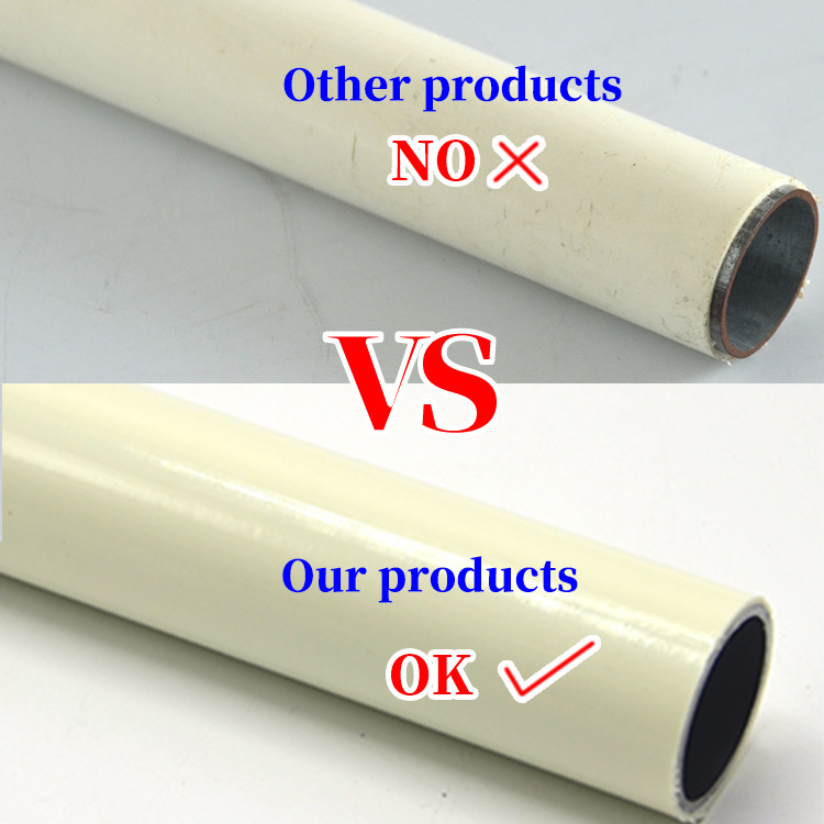 28mm Lean Pipe Steel Lean Tube For Workbench PE / ABS Coated Tube