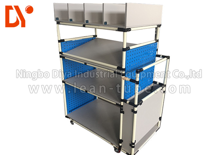 Workshop Heavy Duty Work Cart , Industrial Metal Naterial Tool Work Cart