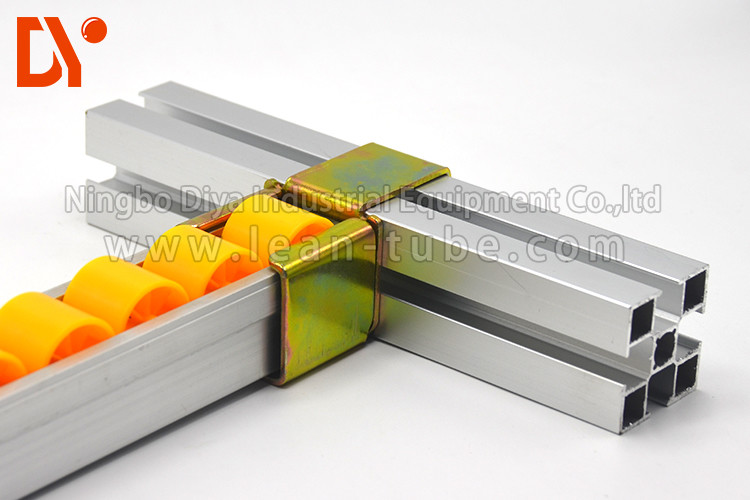 Small Size Alloyed Sheet Metal Connectors Between Roller Track And Lean ...