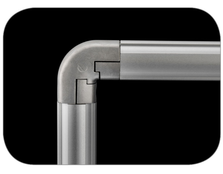 DYJ28-B15 Hight Quality 90 Degree Inner Type Aluminum Tube Connector ...