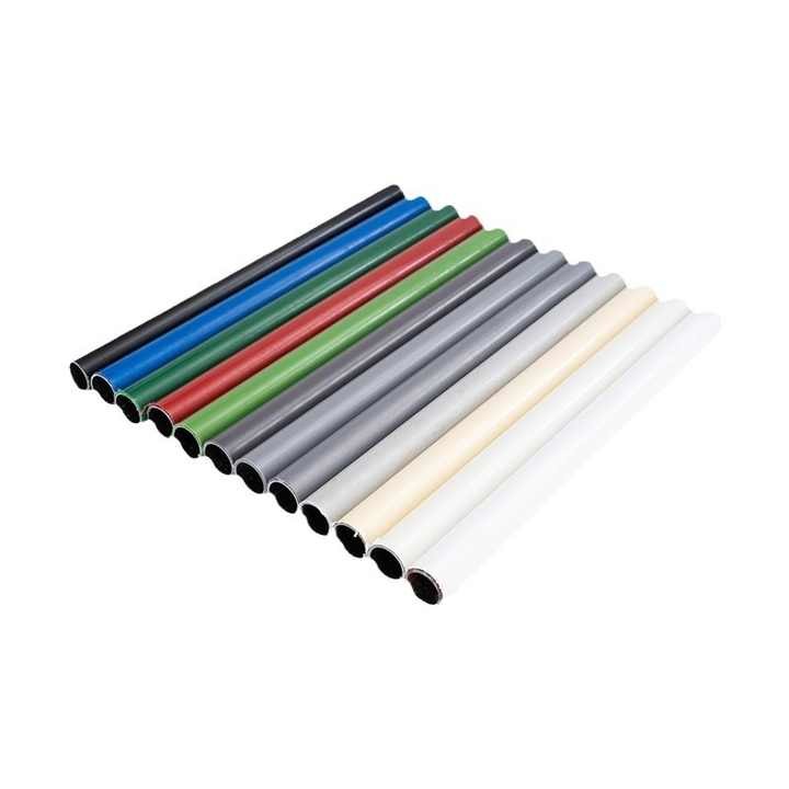 Diameter 28mm colourful PE Coated kaizen steel lean pipe for Flexible ...