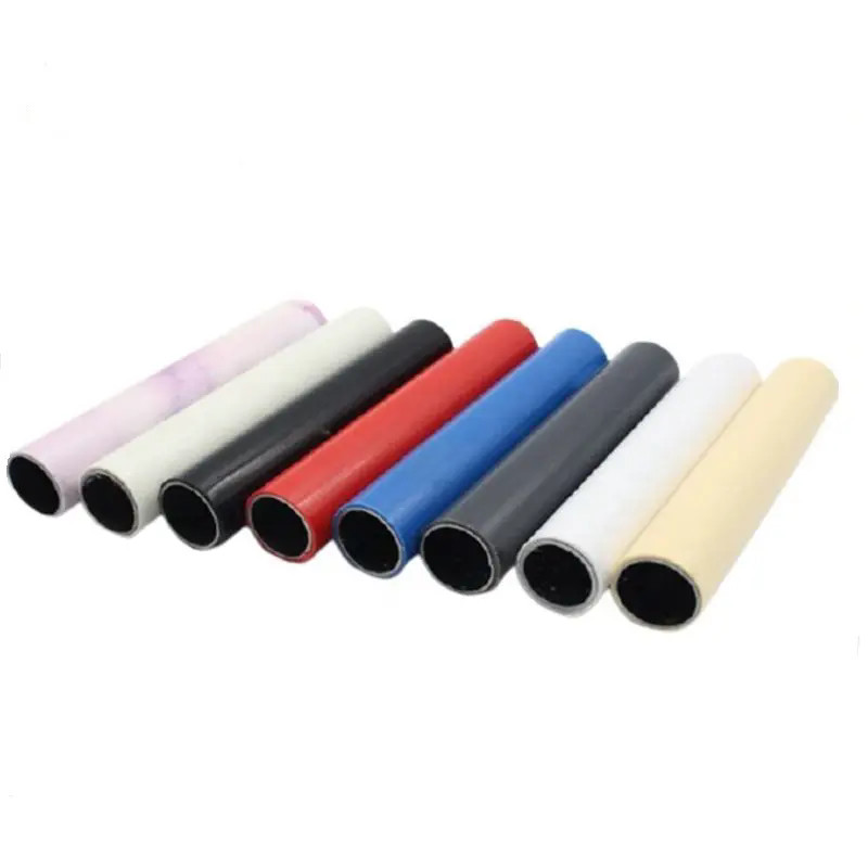 Lean pipe PE coated pipe for heavy duty rack work bench hand trolley ...