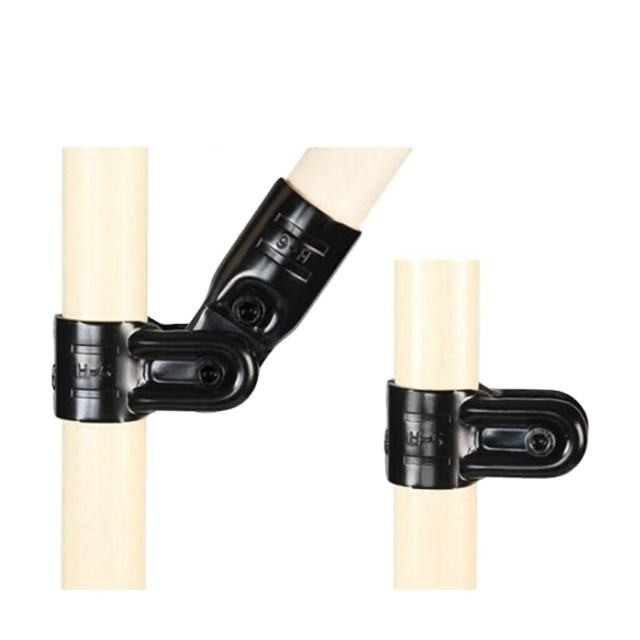 Customization Lean Tube Connector 45 Degree Angle Metal Joint Fittings ...