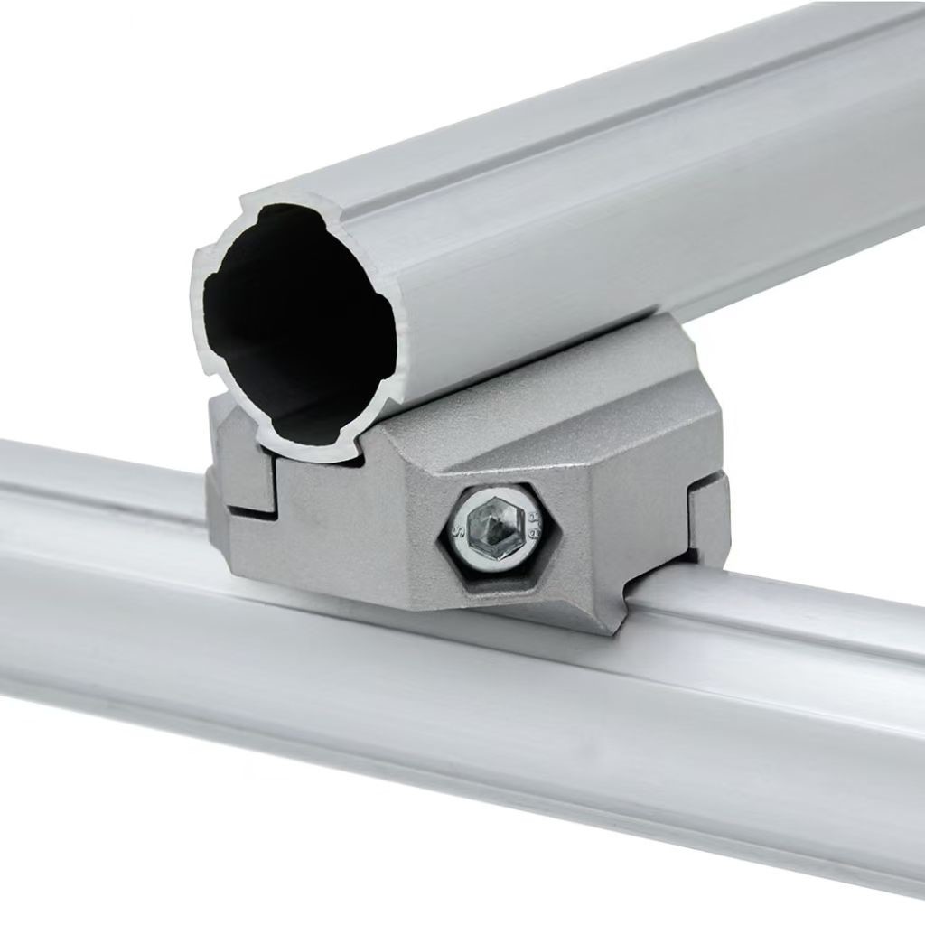 DYJ28-A06 Industrial Aluminum Lean Tube Connector Aluminum Alloy Pipe ...