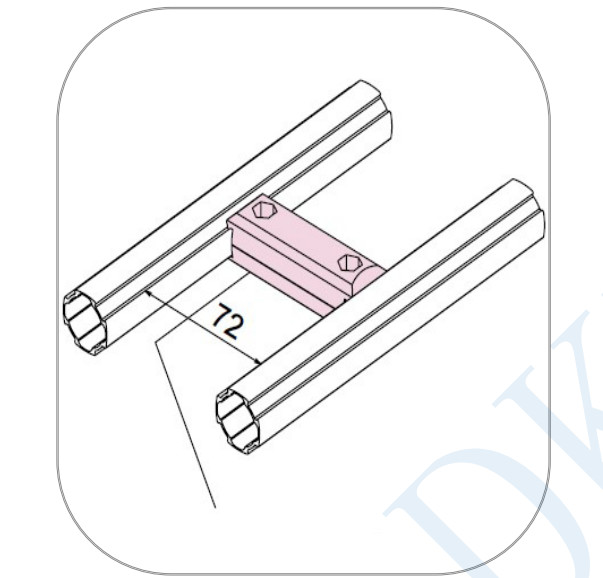 DYJ28-A08 Parallel Extension Joint Material Handling Improvement Lean ...