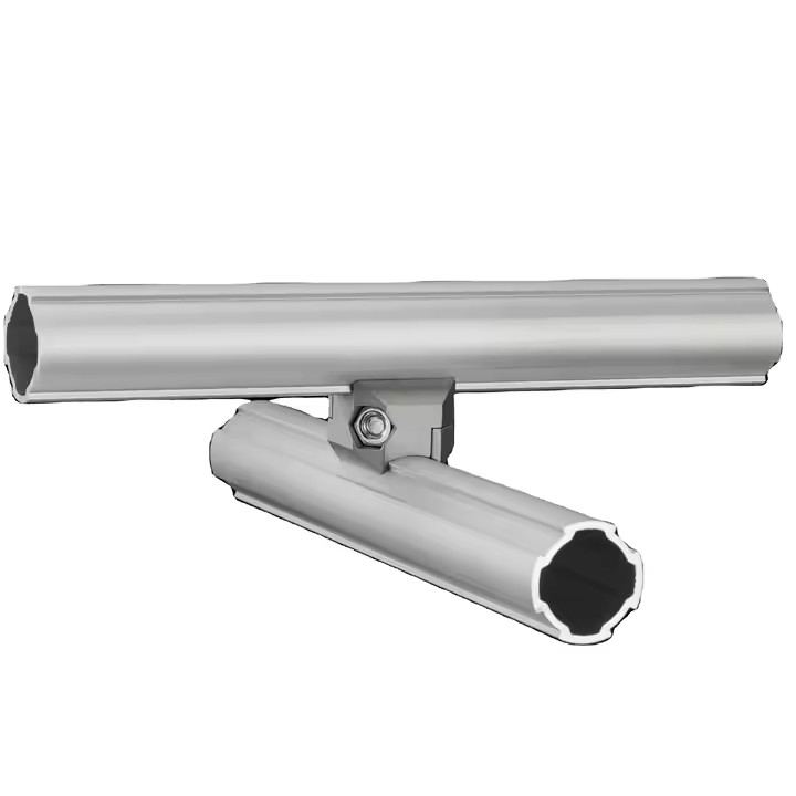 90° Cross Joint DYJ28-A06 Adc12 Lean Pipe Connector Sandblasting Lean ...