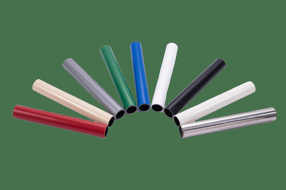 Diameter 28mm Colourful PE / ABS Coated Kaizen Steel Lean Pipe / Tube ...